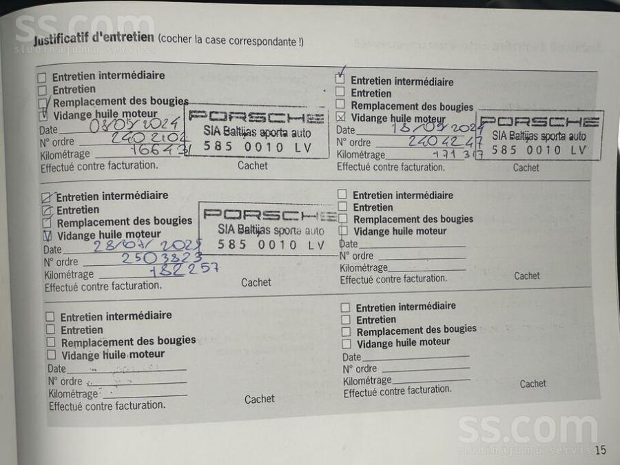 Black Porsche Cayenne 2017 in Riga, with an engine capacity of 3.00 L and mileage of 192 thousand km for 26350 €, photo 18 on AUTOMOTO.COM.LV