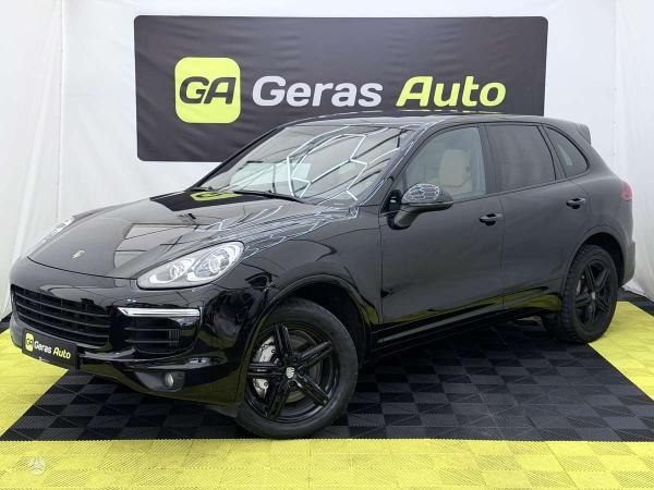 Melns Porsche Cayenne 2017 Viļņa, ar dzinēja tilpumu 3.60 L un nobraukumu 173 tūkst. km par 21000 €, foto  vietnē AUTOMOTO.COM.LV