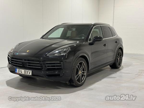 Black Porsche Cayenne 2018 in Tallinn, with an engine capacity of 2.90 L and mileage of 146 thousand km for 61900 €, photo 1 on AUTOMOTO.COM.LV