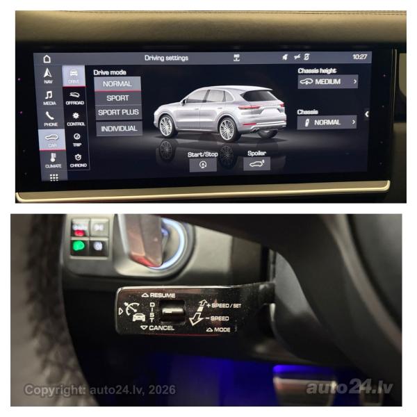 Black Porsche Cayenne 2018 in Tallinn, with an engine capacity of 4.00 L and mileage of 145 thousand km for 54900 €, photo 8 on AUTOMOTO.COM.LV