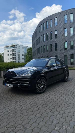 Melns Porsche Cayenne 2018 Tallina, ar dzinēja tilpumu 2.90 L un nobraukumu 62 tūkst. km par 57000 €, foto  vietnē AUTOMOTO.COM.LV