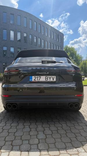 Black Porsche Cayenne 2018 in Tallinn, with an engine capacity of 2.90 L and mileage of 62 thousand km for 57000 €, photo 4 on AUTOMOTO.COM.LV