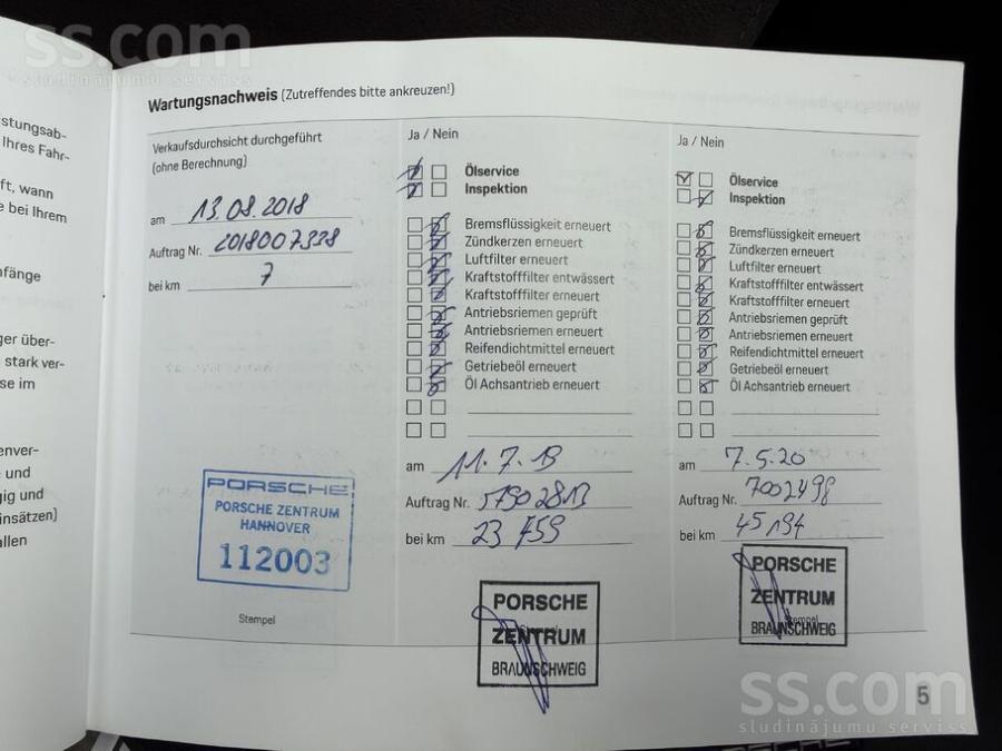 Черный Порше Каен 2018 в Рига, объемом двигателя 3.00 л и пробегом 100 тыс. км за 42990 €, фото 31 на AUTOMOTO.COM.LV