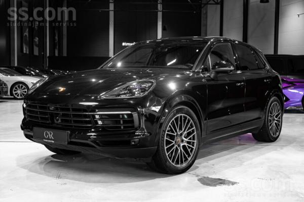 Melns Porsche Cayenne 2018 Rīga, ar dzinēja tilpumu 2.90 L un nobraukumu 112 tūkst. km par 46000 €, foto  vietnē AUTOMOTO.COM.LV