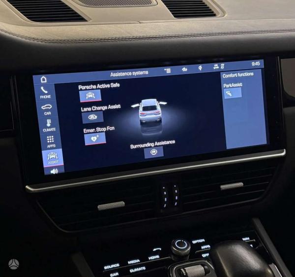 Melns Porsche Cayenne 2019 Marijampole, ar dzinēja tilpumu 3.00 L un nobraukumu 95 tūkst. km par 39999 €, foto 8 vietnē AUTOMOTO.COM.LV