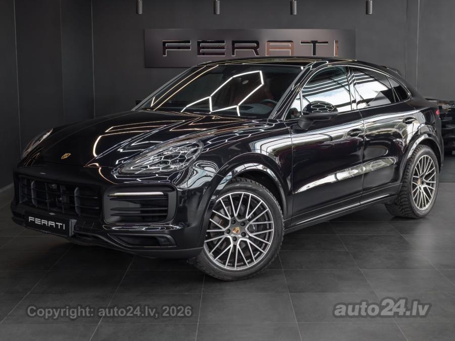 Black Porsche Cayenne 2021 in Tallinn, with an engine capacity of 3.00 L and mileage of 34 thousand km for 81990 €, photo 1 on AUTOMOTO.COM.LV