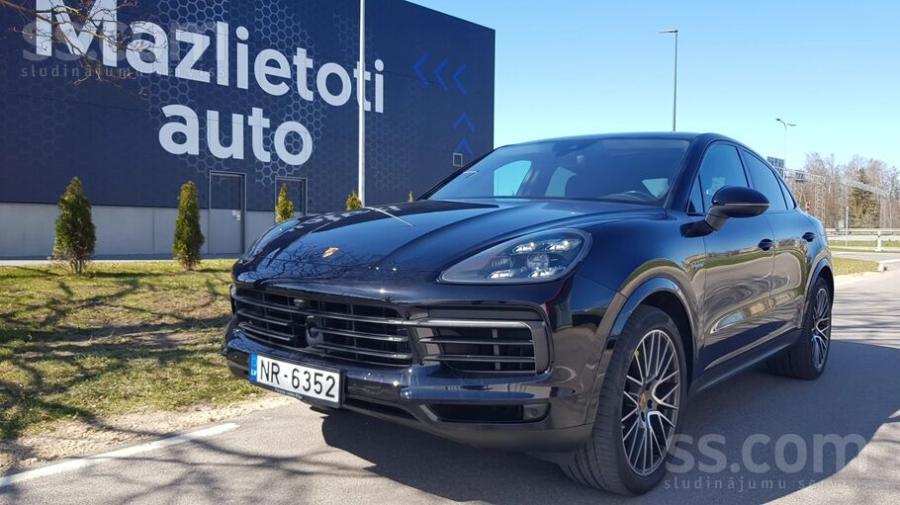 Melns Porsche Cayenne 2021 Rīga, ar dzinēja tilpumu 3.00 L un nobraukumu 69 tūkst. km par 60000 €, foto 1 vietnē AUTOMOTO.COM.LV