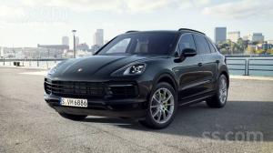 Black Porsche Cayenne 2022 in Riga, with an engine capacity of 3.00 L and mileage of 60 thousand km for 75000 €, photo  on AUTOMOTO.COM.LV