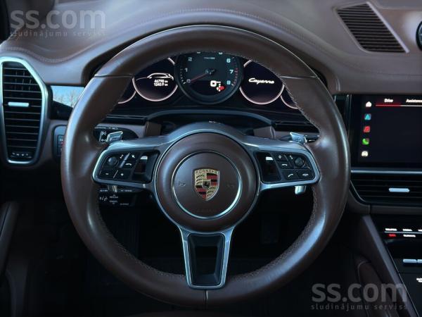Black Porsche Cayenne 2022 in Riga, with an engine capacity of 3.00 L and mileage of 47 thousand km for 62900 €, photo 8 on AUTOMOTO.COM.LV