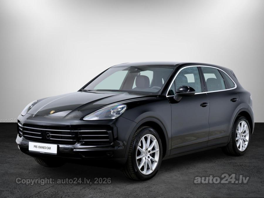 Black Porsche Cayenne 2022 in Tallinn, with an engine capacity of 3.00 L and mileage of 56 thousand km for 59000 €, photo 1 on AUTOMOTO.COM.LV