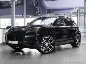 Black Porsche Cayenne 2024 in Riga, with an engine capacity of 3.00 L and mileage of 58 thousand km for 85000 €, photo  on AUTOMOTO.COM.LV