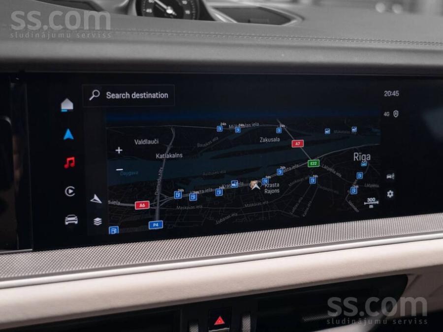 Melns Porsche Cayenne 2024 Rīga, ar dzinēja tilpumu 3.00 L un nobraukumu 58 tūkst. km par 85000 €, foto 25 vietnē AUTOMOTO.COM.LV