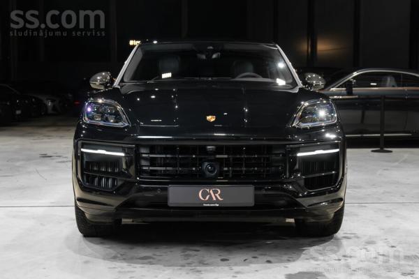 Black Porsche Cayenne 2025 in Riga, with an engine capacity of 3.00 L and mileage of 10 thousand km for 139900 €, photo 2 on AUTOMOTO.COM.LV
