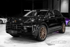 Black Porsche Cayenne 2025 in Riga, with an engine capacity of 3.00 L and mileage of 17 thousand km for 94138 €, photo  on AUTOMOTO.COM.LV