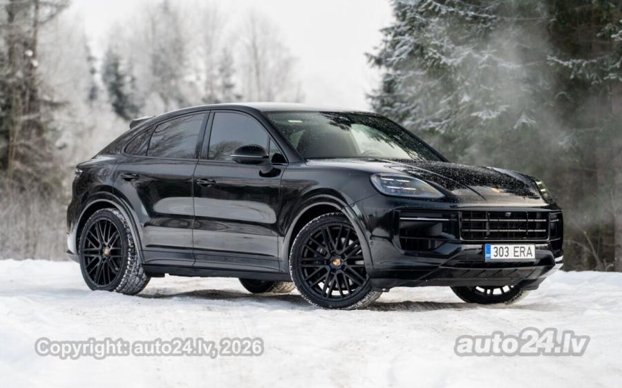 Melns Porsche Cayenne 2025 Tallina, ar dzinēja tilpumu 3.00 L un nobraukumu 20 tūkst. km par 129000 €, foto 1 vietnē AUTOMOTO.COM.LV