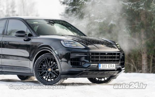 Black Porsche Cayenne 2025 in Tallinn, with an engine capacity of 3.00 L and mileage of 20 thousand km for 129000 €, photo 2 on AUTOMOTO.COM.LV
