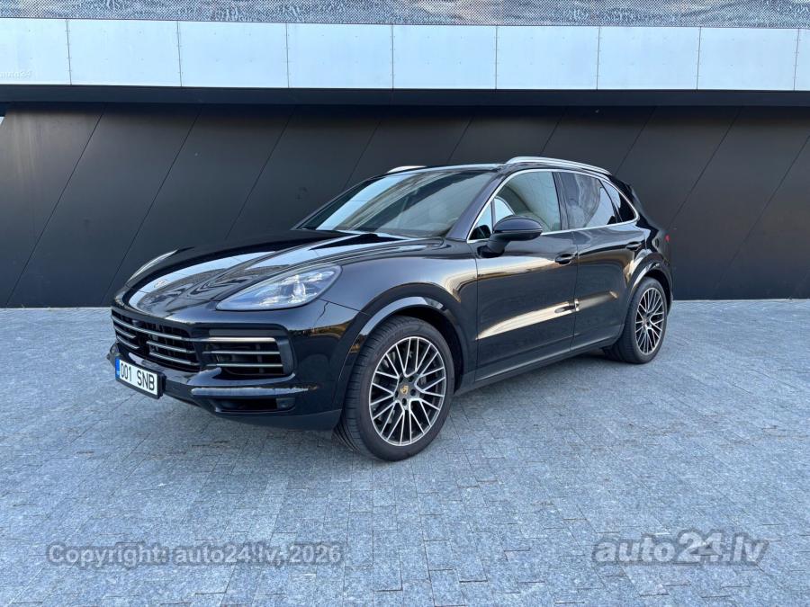 Black Porsche Cayenne 2018 in Tallinn, with an engine capacity of 2.90 L and mileage of 148 thousand km for 45900 €, photo 3 on AUTOMOTO.COM.LV