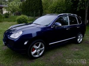 Blue Porsche Cayenne 2007 in Riga, with an engine capacity of 4.50 L and mileage of 348 thousand km for 11000 €, photo  on AUTOMOTO.COM.LV