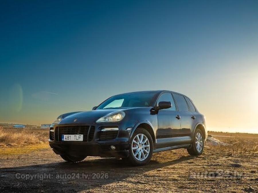 Blue Porsche Cayenne 2008 in Tallinn, with an engine capacity of 4.80 L and mileage of 281 thousand km for 12500 €, photo 1 on AUTOMOTO.COM.LV