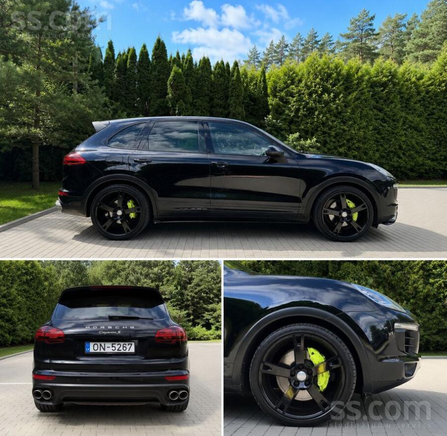 Blue Porsche Cayenne 2015 in Riga, with an engine capacity of 3.00 L and mileage of 176 thousand km for 29900 €, photo 17 on AUTOMOTO.COM.LV
