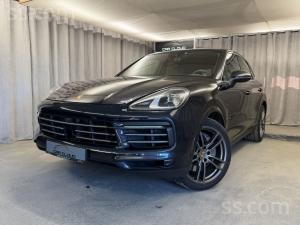 Blue Porsche Cayenne 2018 in Riga, with an engine capacity of 2.90 L and mileage of 99 thousand km for 49990 €, photo  on AUTOMOTO.COM.LV