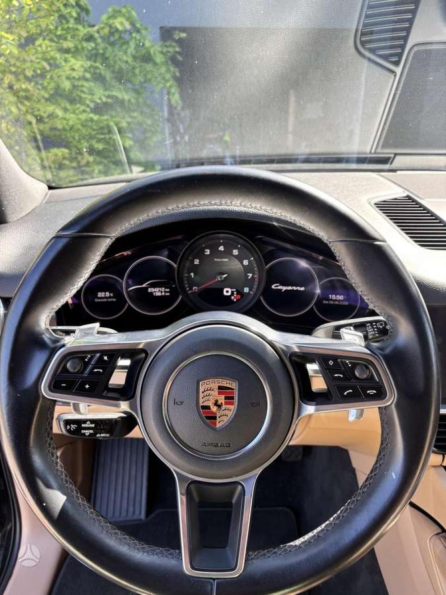 Zils Porsche Cayenne 2019 Klaipėda, ar dzinēja tilpumu 3.00 L un nobraukumu 228 tūkst. km par 19999 €, foto 8 vietnē AUTOMOTO.COM.LV