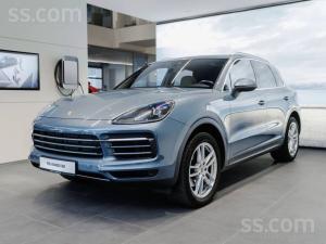 Zils Porsche Cayenne 2019 Rīga, ar dzinēja tilpumu 3.00 L un nobraukumu 92 tūkst. km par 39000 €, foto  vietnē AUTOMOTO.COM.LV
