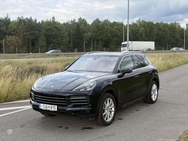 Zils Porsche Cayenne 2020 Kauņa, ar dzinēja tilpumu 3.00 L un nobraukumu 107 tūkst. km par 32500 €, foto 1 vietnē AUTOMOTO.COM.LV