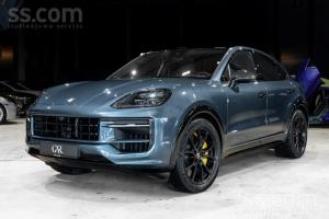 Blue Porsche Cayenne 2025 in Riga, with an engine capacity of 4.00 L and mileage of 6 thousand km for 147500 €, photo  on AUTOMOTO.COM.LV