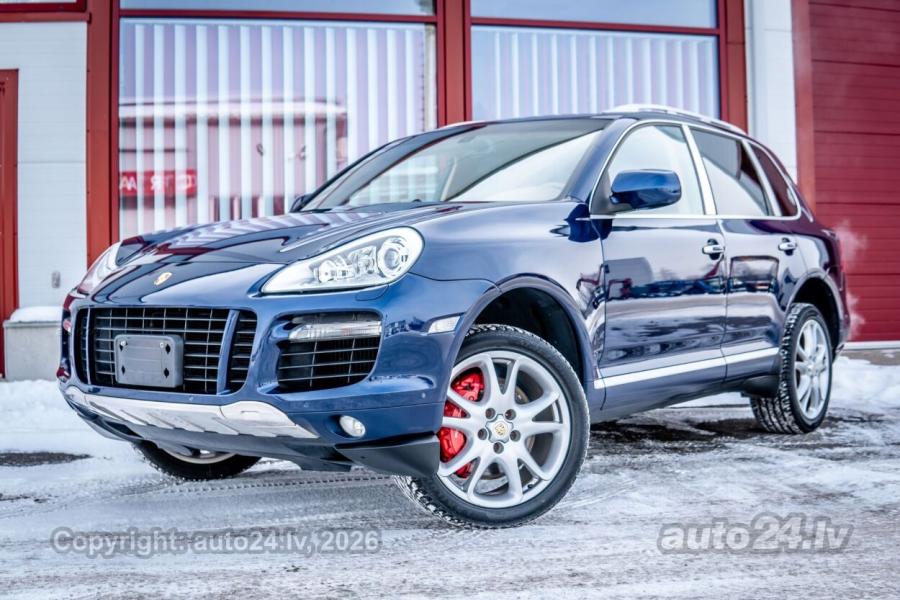 Blue Porsche Cayenne 2007 in Valga, with an engine capacity of 4.80 L and mileage of 102 thousand km for 14800 €, photo 1 on AUTOMOTO.COM.LV