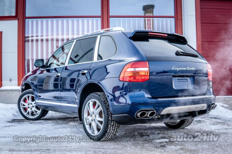 Blue Porsche Cayenne 2007 in Valga, with an engine capacity of 4.80 L and mileage of 102 thousand km for 14800 €, photo 10 on AUTOMOTO.COM.LV
