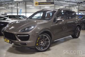 Brūns Porsche Cayenne 2012 Rīga, ar dzinēja tilpumu 4.80 L un nobraukumu 212 tūkst. km par 16900 €, foto  vietnē AUTOMOTO.COM.LV
