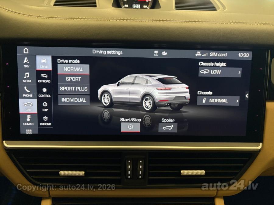 Brūns Porsche Cayenne 2020 Tallina, ar dzinēja tilpumu 3.00 L un nobraukumu 98 tūkst. km par 49900 €, foto 11 vietnē AUTOMOTO.COM.LV