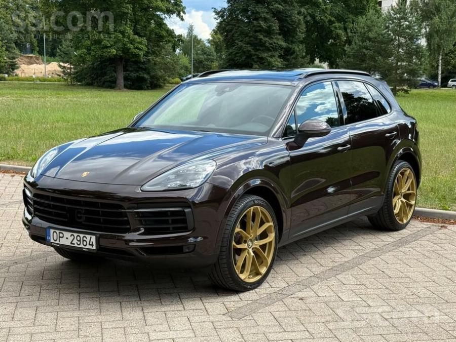 Brown Porsche Cayenne 2021 in Riga, with an engine capacity of 3.00 L and mileage of 97 thousand km for 35990 €, photo 7 on AUTOMOTO.COM.LV