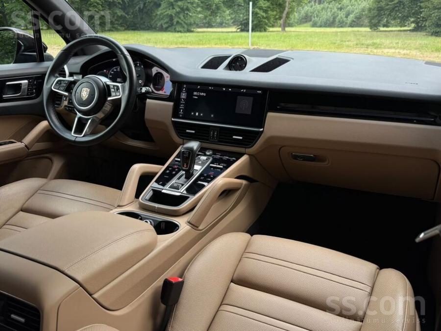 Brown Porsche Cayenne 2021 in Riga, with an engine capacity of 3.00 L and mileage of 97 thousand km for 35990 €, photo 12 on AUTOMOTO.COM.LV