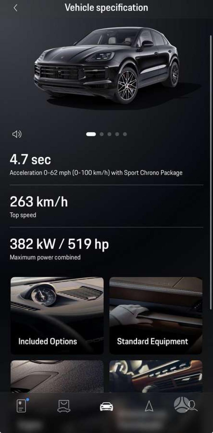 Melns Porsche Cayenne Coupe 2024 Kauņa, ar dzinēja tilpumu 3.00 L un nobraukumu 40 tūkst. km par 99999 €, foto 21 vietnē AUTOMOTO.COM.LV