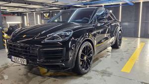 Melns Porsche Cayenne Coupe 2019 Klaipėda, ar dzinēja tilpumu 3.00 L un nobraukumu 132 tūkst. km par 67950 €, foto  vietnē AUTOMOTO.COM.LV