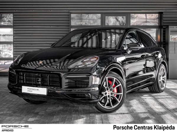 Melns Porsche Cayenne Coupe 2021 Klaipėda, ar dzinēja tilpumu 4.00 L un nobraukumu 97 tūkst. km par 82911 €, foto 1 vietnē AUTOMOTO.COM.LV