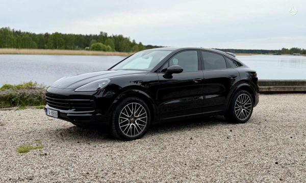 Black Porsche Cayenne Coupe 2021 in Jurmala, with an engine capacity of 3.00 L and mileage of 84 thousand km for 50900 €, photo 6 on AUTOMOTO.COM.LV