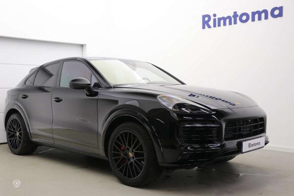 Melns Porsche Cayenne Coupe 2023 Viļņa, ar dzinēja tilpumu 4.00 L un nobraukumu 60 tūkst. km par 87700 €, foto 1 vietnē AUTOMOTO.COM.LV