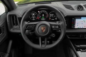Black Porsche Cayenne Coupe 2026 in Vilnius, with an engine capacity of 3.00 L and mileage of 0 thousand km for 145200 €, photo 28 on AUTOMOTO.COM.LV