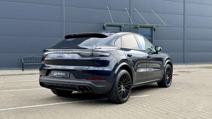Синий Порше Cayenne Coupe 2022 в Вильнюс, объемом двигателя 3.00 л и пробегом 61 тыс. км за 65990 €, фото 3 на AUTOMOTO.COM.LV