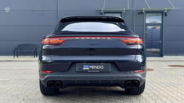 Blue Porsche Cayenne Coupe 2022 in Vilnius, with an engine capacity of 3.00 L and mileage of 61 thousand km for 65990 €, photo 6 on AUTOMOTO.COM.LV