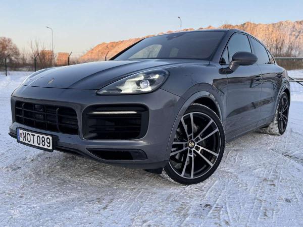 Pelēks Porsche Cayenne Coupe 2019 Viļņa, ar dzinēja tilpumu 3.00 L un nobraukumu 98 tūkst. km par 49900 €, foto 2 vietnē AUTOMOTO.COM.LV