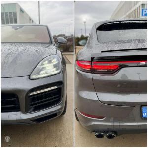 Grey Porsche Cayenne Coupe 2019 in Vilnius, with an engine capacity of 3.00 L and mileage of 97 thousand km for 49900 €, photo 13 on AUTOMOTO.COM.LV