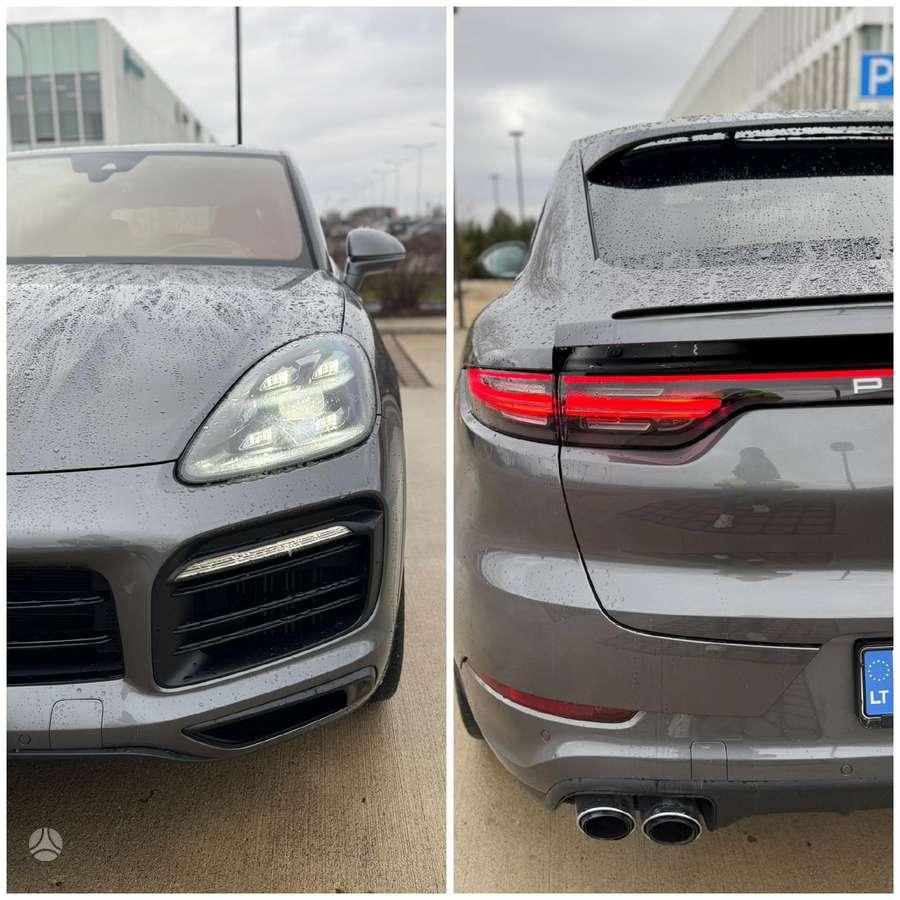 Grey Porsche Cayenne Coupe 2019 in Vilnius, with an engine capacity of 3.00 L and mileage of 97 thousand km for 49900 €, photo 13 on AUTOMOTO.COM.LV