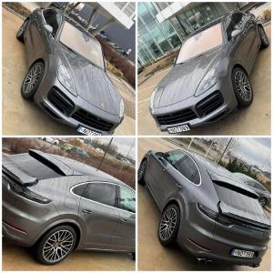 Grey Porsche Cayenne Coupe 2019 in Vilnius, with an engine capacity of 3.00 L and mileage of 97 thousand km for 48900 €, photo 23 on AUTOMOTO.COM.LV
