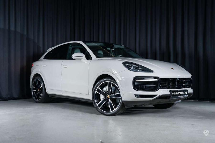 Pelēks Porsche Cayenne Coupe 2020 Viļņa, ar dzinēja tilpumu 4.40 L un nobraukumu 84 tūkst. km par 74998 €, foto 4 vietnē AUTOMOTO.COM.LV