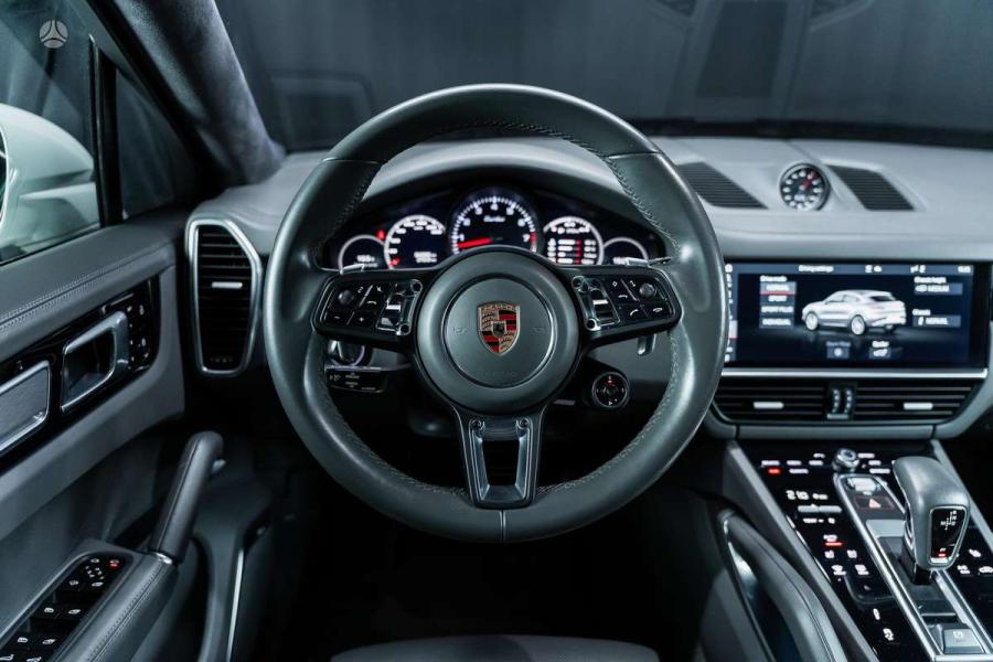 Pelēks Porsche Cayenne Coupe 2020 Viļņa, ar dzinēja tilpumu 4.40 L un nobraukumu 84 tūkst. km par 74998 €, foto 26 vietnē AUTOMOTO.COM.LV