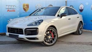 Grey Porsche Cayenne Coupe 2021 in Siauliai, with an engine capacity of 4.00 L and mileage of 112 thousand km for 94380 €, photo  on AUTOMOTO.COM.LV